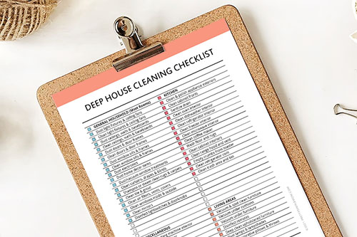 How to Deep Clean Your House + Free Deep House Cleaning Checklist ...