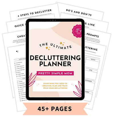 Decluttering Planner TW | Pretty Simple Mom