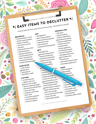 How to Declutter Your Home and Life | Pretty Simple Mom